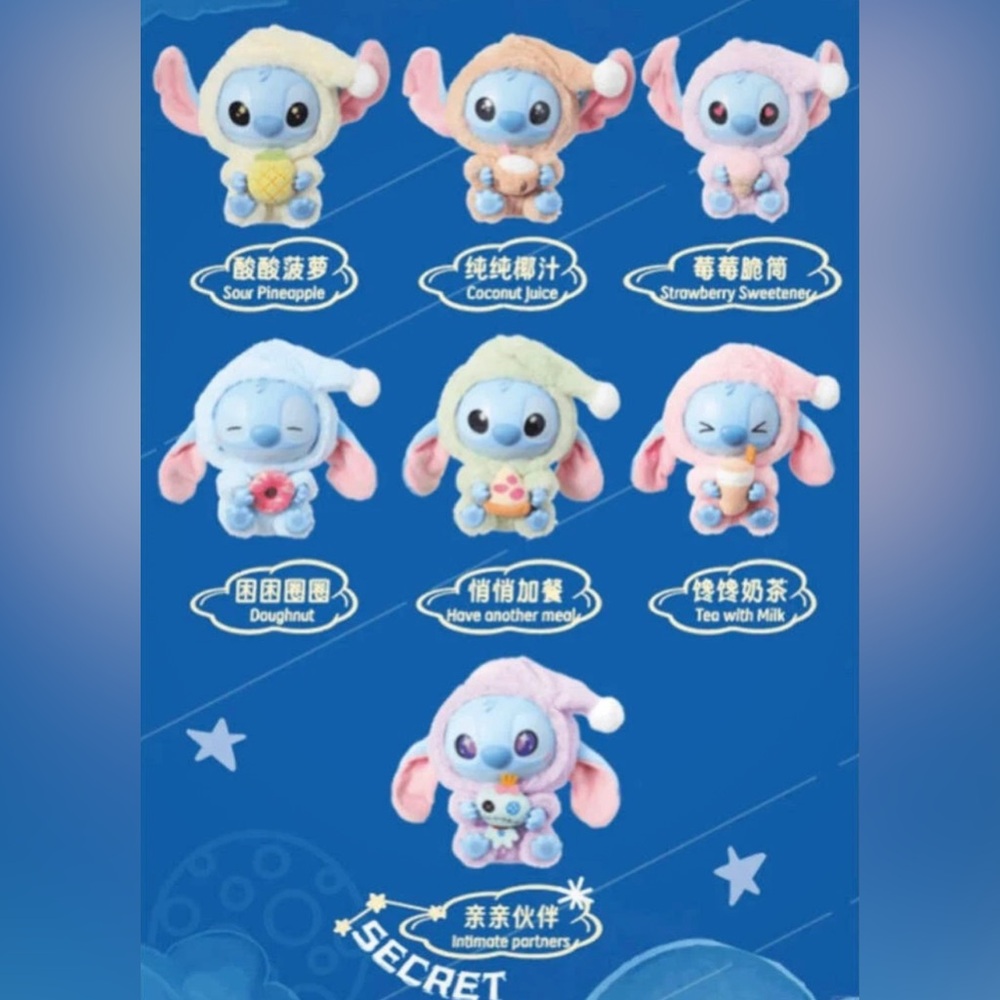 MINISO Stitch Eat Something before Sleep Plush Pendan… - Gem